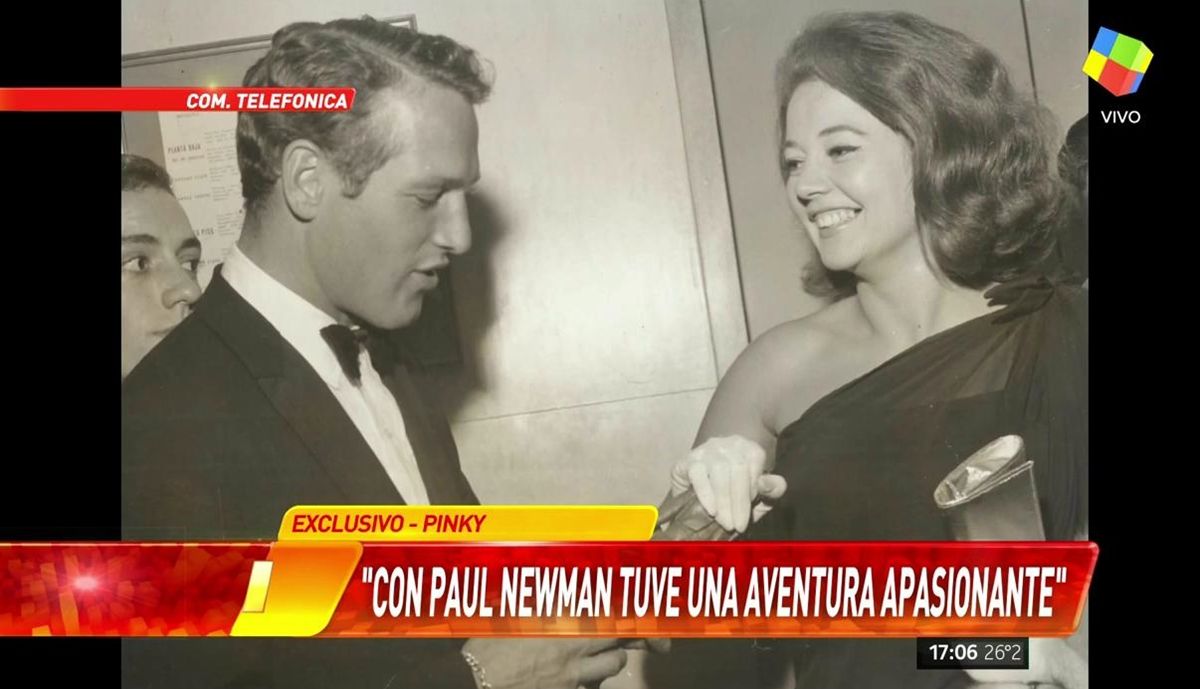 ¡Mirá con qué mega estrella de Hollywood salió Pinky!