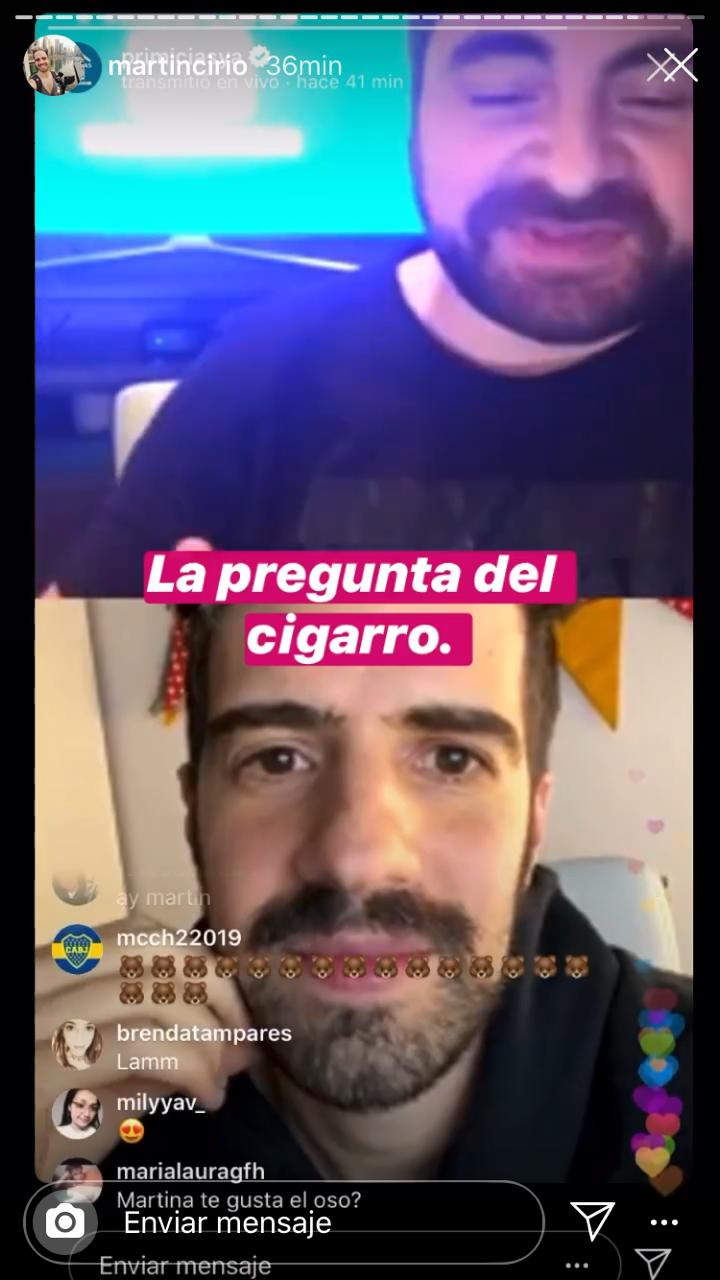 Martín Cirio contó en un live cuál fue su mayor logro en plena ...