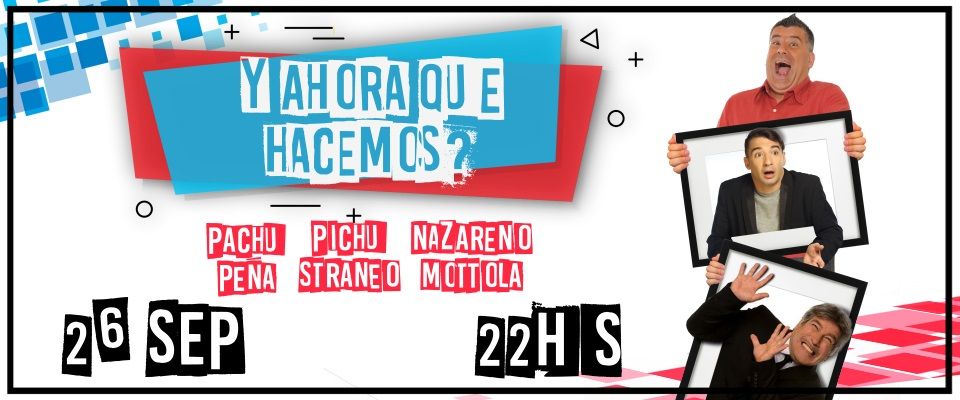 Pichu Straneo, Pachu Peña y Nazareno Mottola juntos por primera vez por streaming