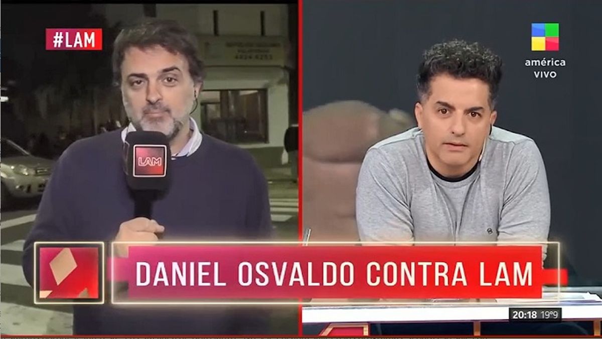 Ángel de Brito volvió a atender a Daniel Osvaldo