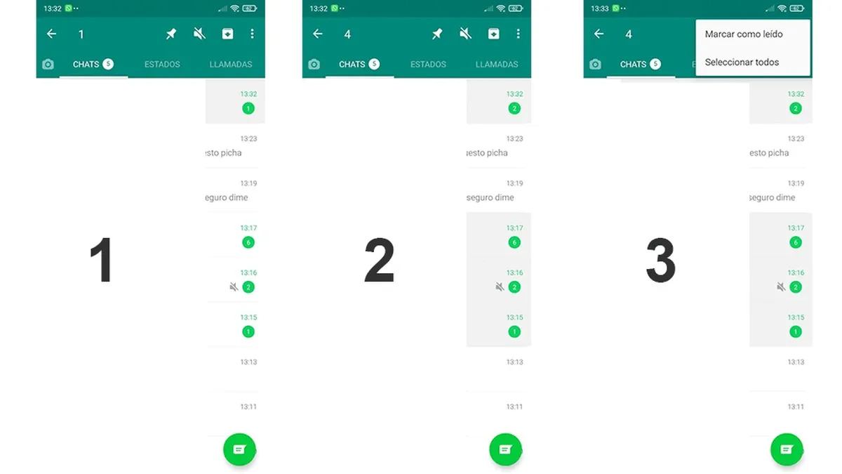 El truco de WhatsApp para marcar un chat como no leído