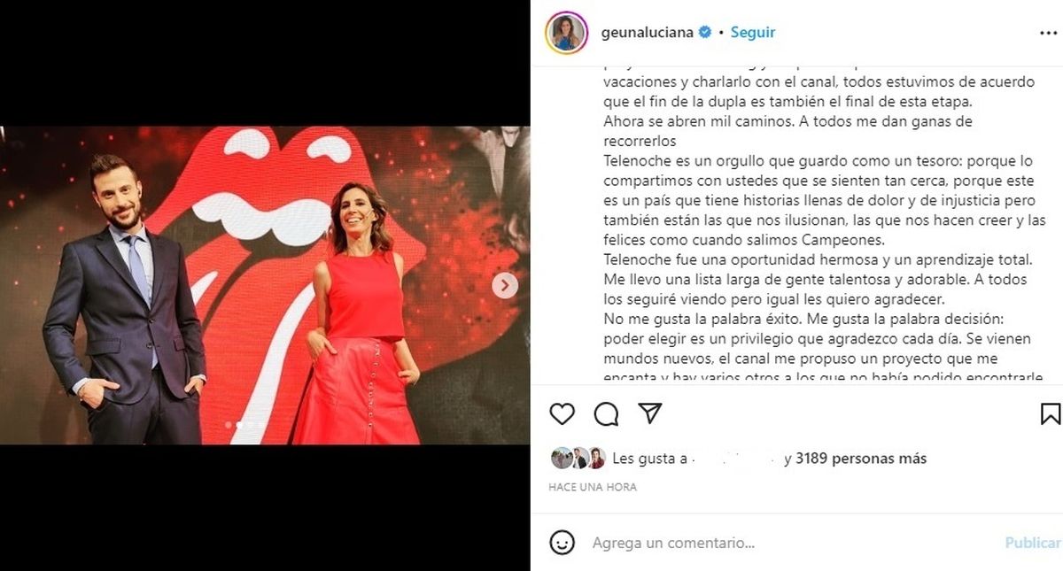 La Palabra De Luciana Geuna Tras Su Polémica Renuncia A Telenoche