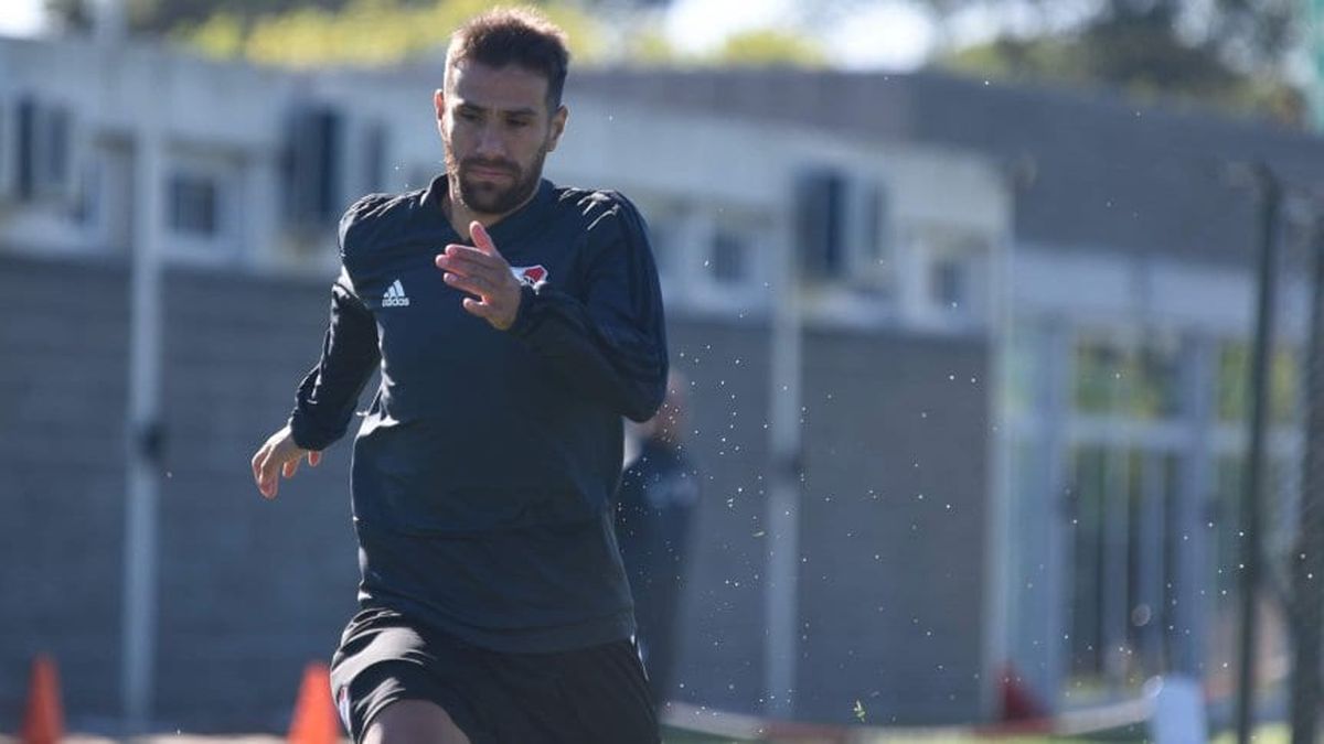 Ponzio volvió a Argentina y ya se sumó a los entrenamientos de River