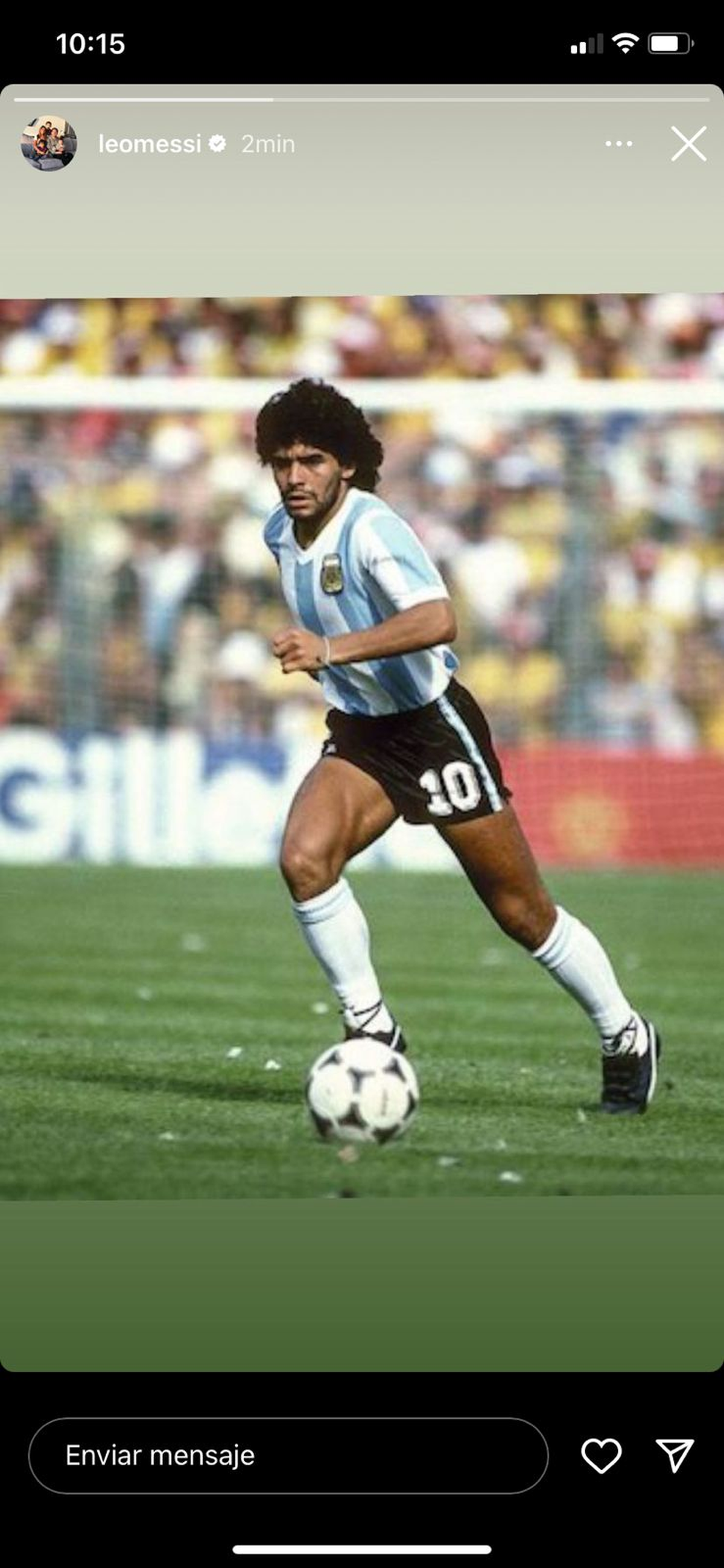 El conmovedor gesto de Lionel Messi a 2 años de la muerte de Diego Maradona