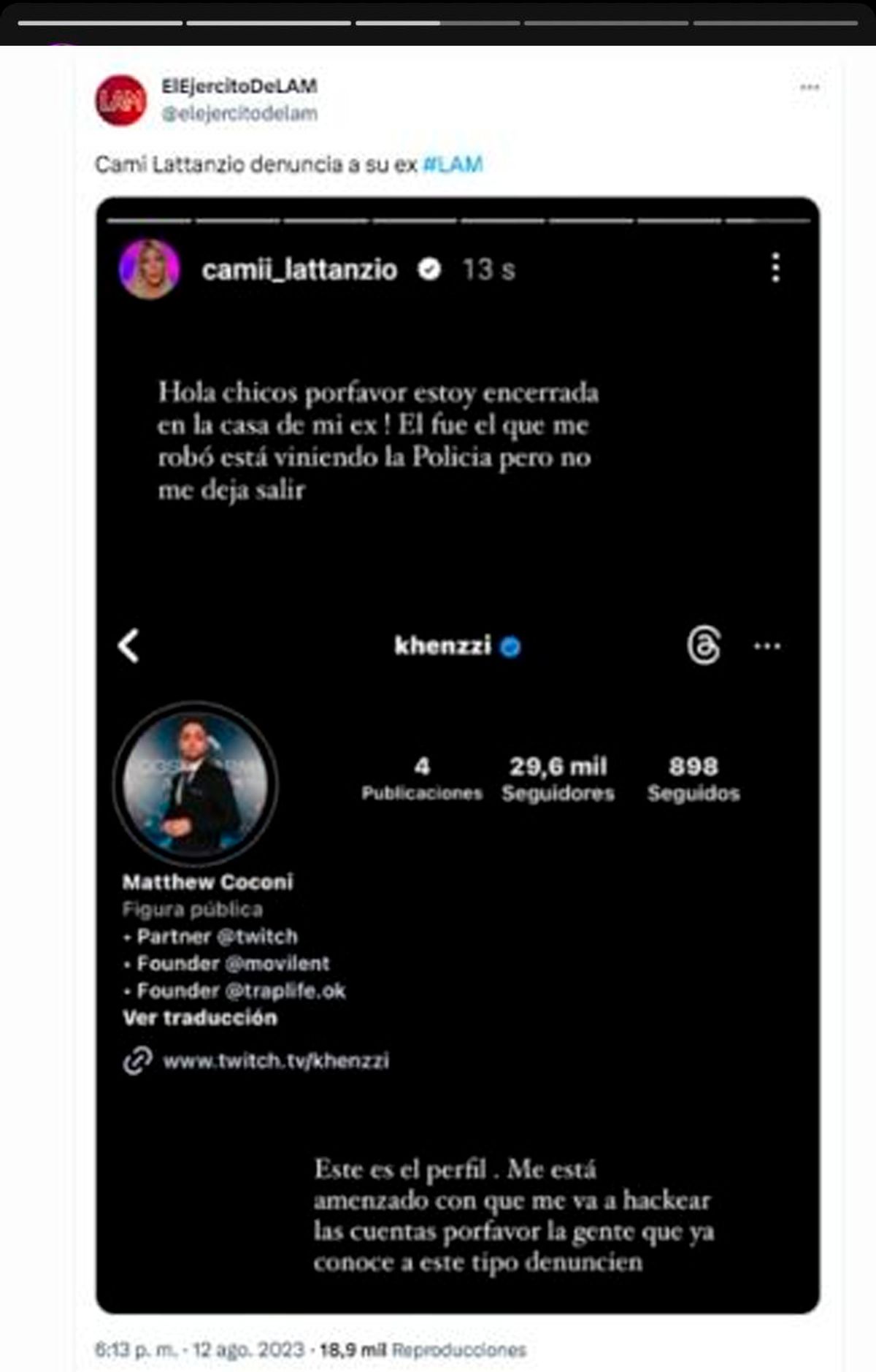 Una ex Gran Hermano fue vista a los besos con un reconocido influencer ...