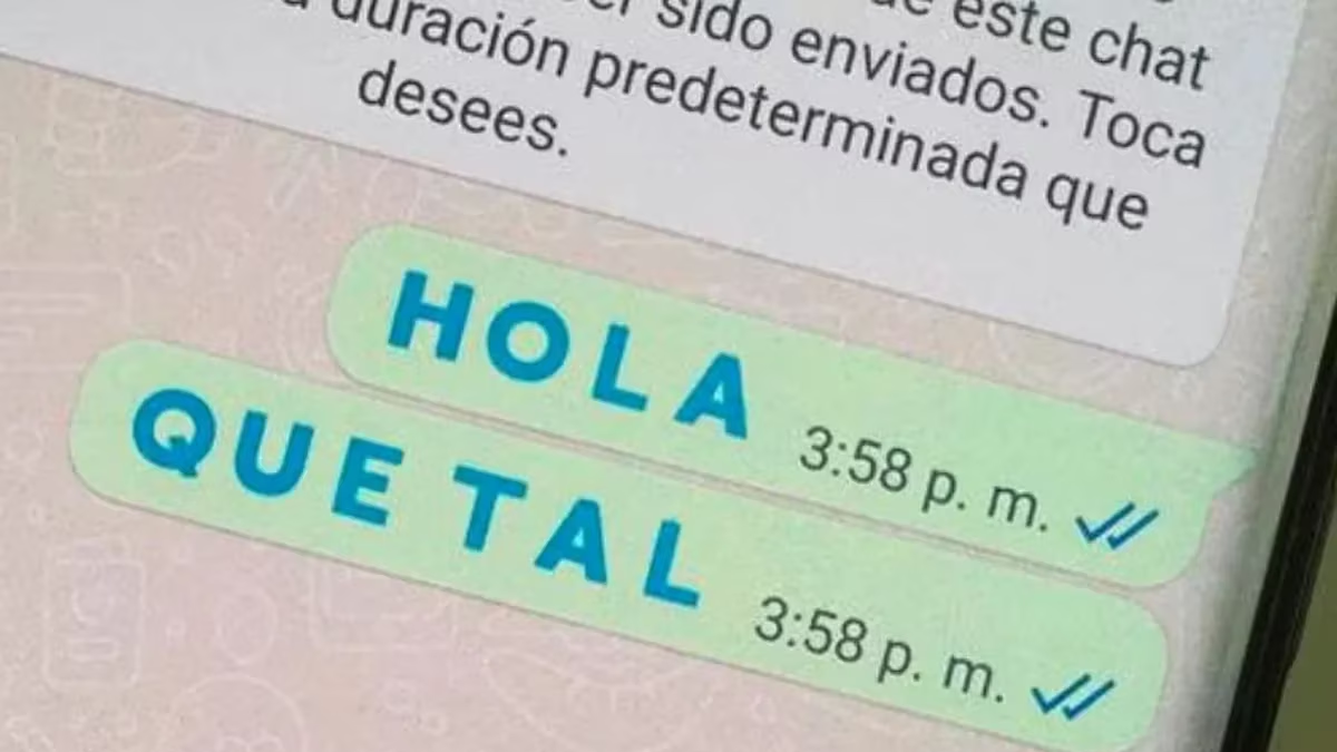 WhatsApp: cómo escribir con letras azules