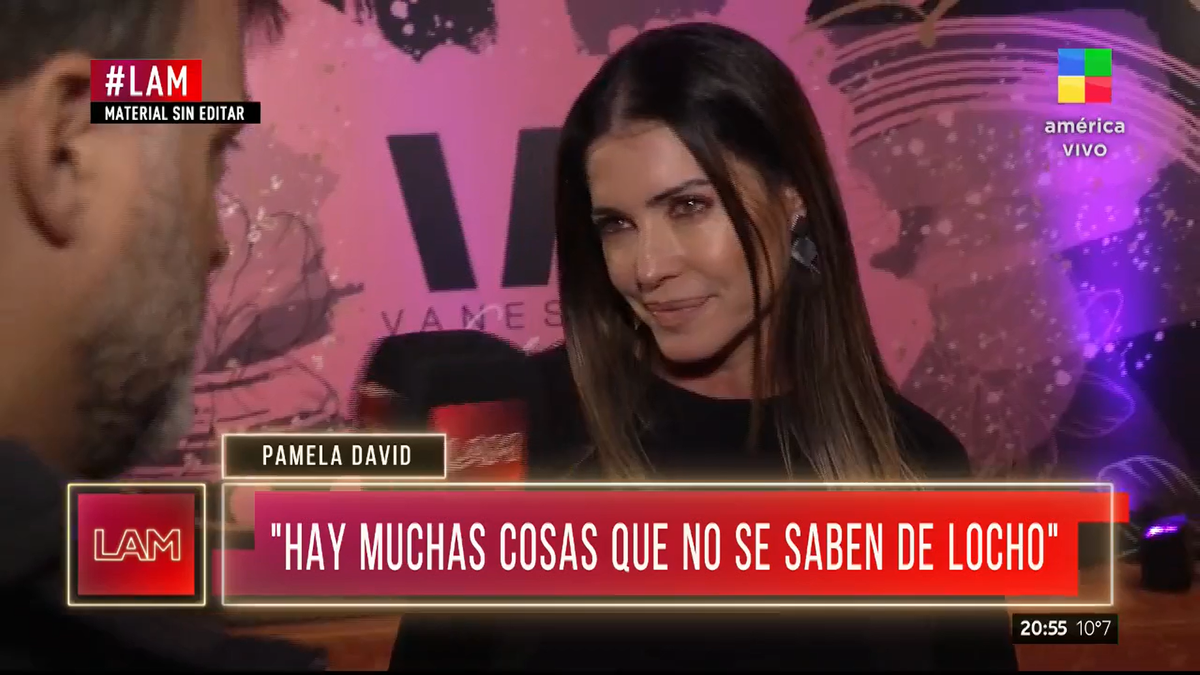 Pamela David salió a defender a Locho Loccisano de El hotel de los famosos
