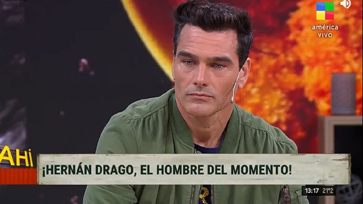 Hernán Drago miró fijo a cámara y habló de Celeste Muriega en Es por ahí