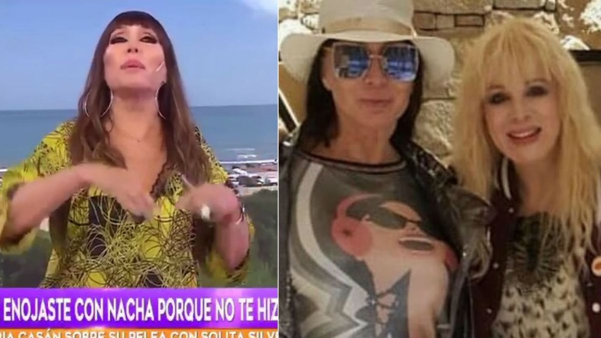 Moria Casán acompañó a Nacha Guevara en un difícil momento
