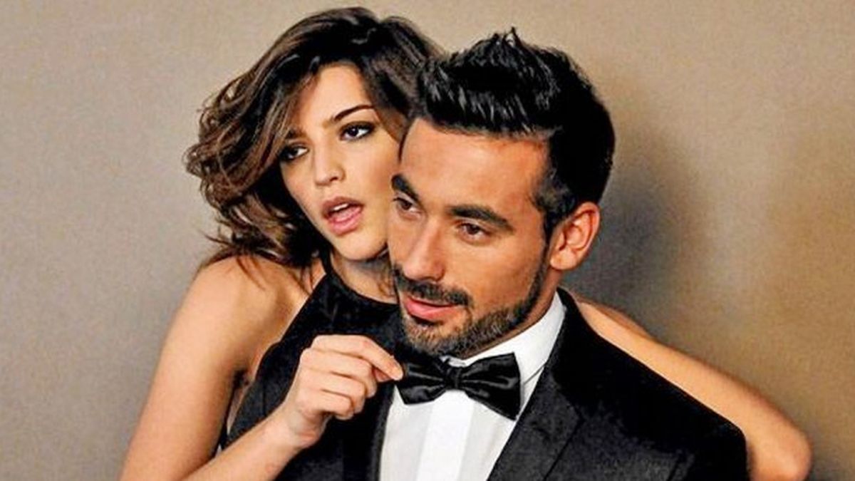 Calu Rivero y el Pocho Lavezzi protagonizan una linda pareja