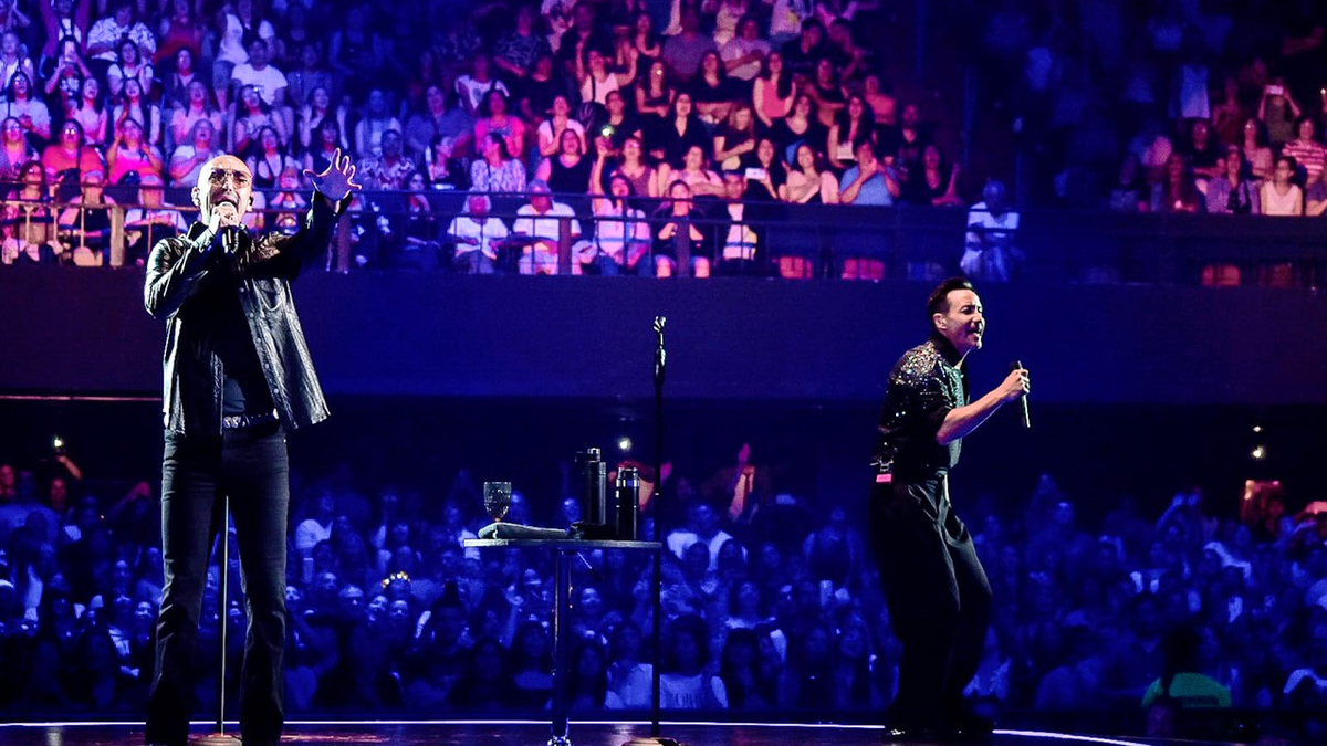 Luciano Pereyra y Abel Pintos llegaron al Luna Park para hacer historia