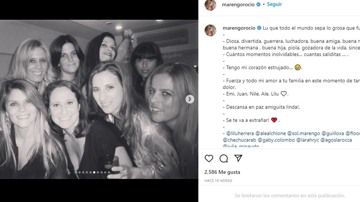 El dolor de Rocío Marengo: Tengo mi corazón estrujado