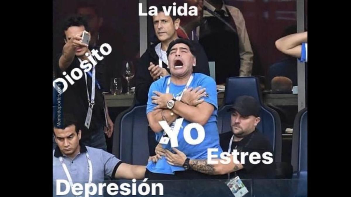 Maradona como símbolo: 10 memes con la figura de Diego