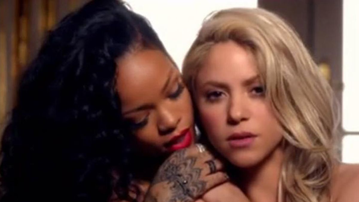 El sensual video de Shakira y Rihanna