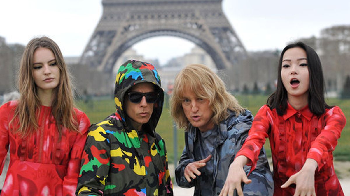 Zoolander y Hansel continuaron su gira promocional en la Torre Eiffel