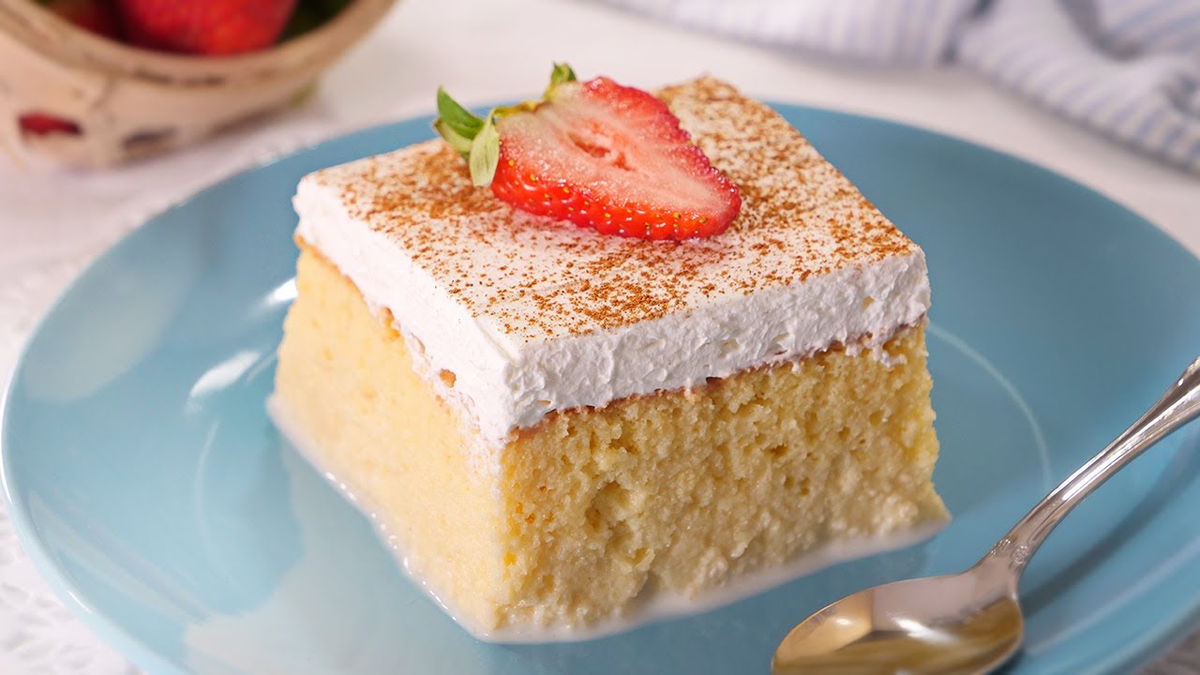 POSTRE DE TRES LECHES receta: la torta que te va a volver loco