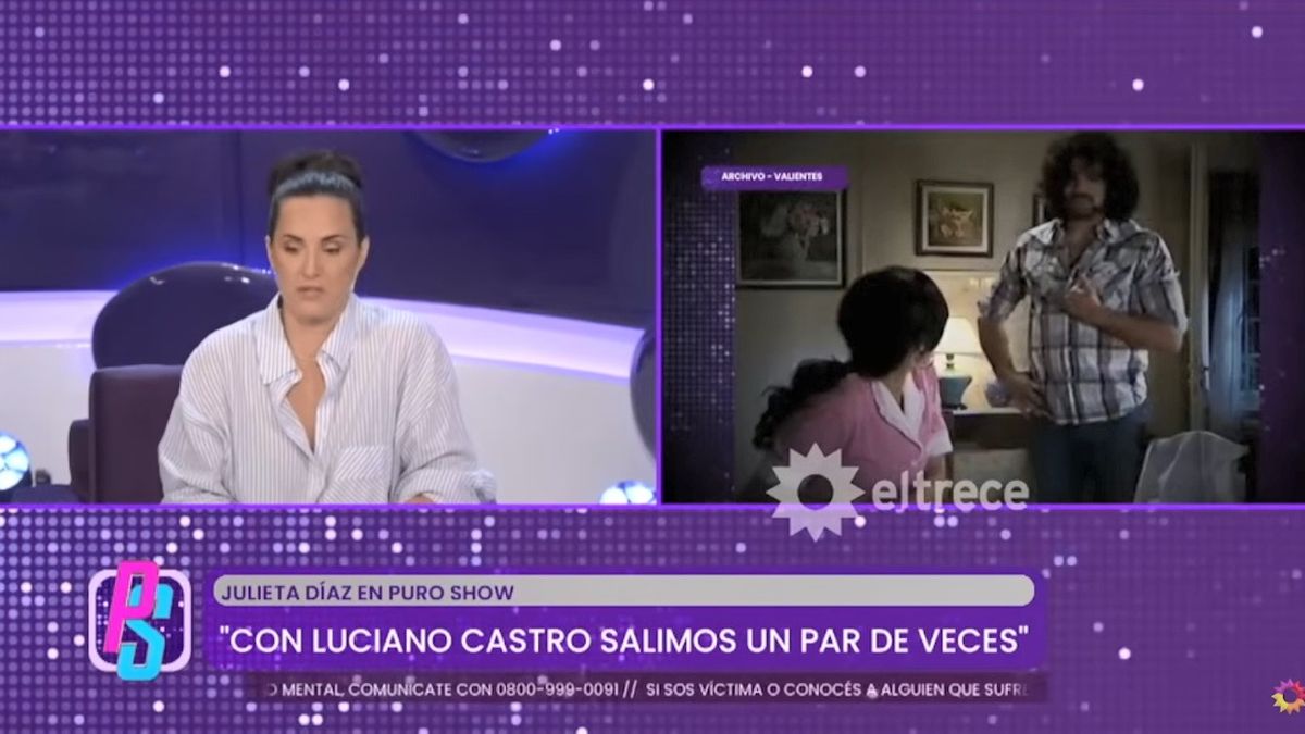 La sorpresiva confesión de Julieta Díaz sobre su amor con Luciano Castro y por qué la relación ...