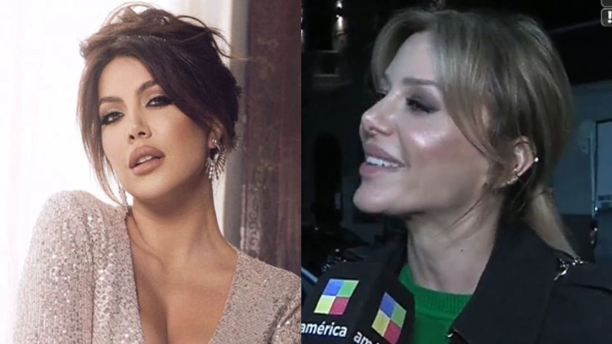 La llamativa reacción de Evangelina Anderson al ser consultada por su ...