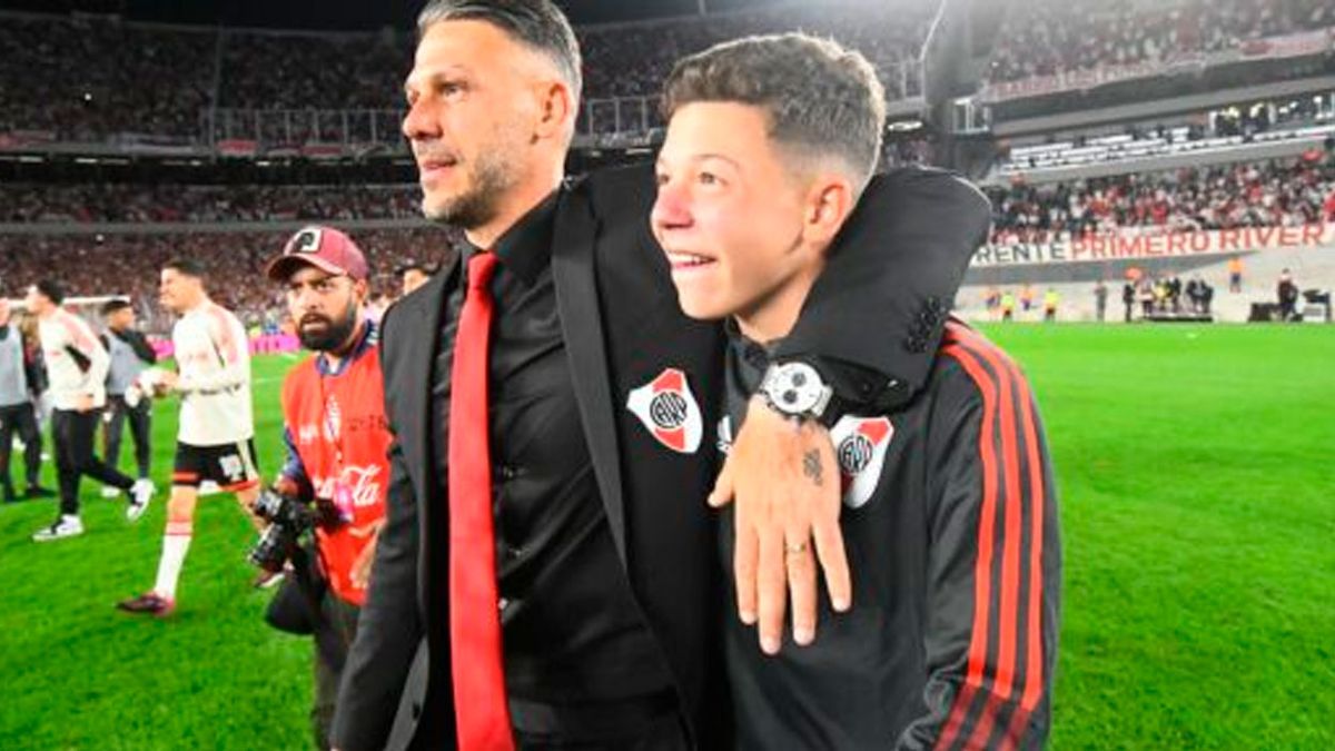 Se filtró el video de la sorprendente actitud de Bastian, el hijo de Martín Demichelis, en el ...