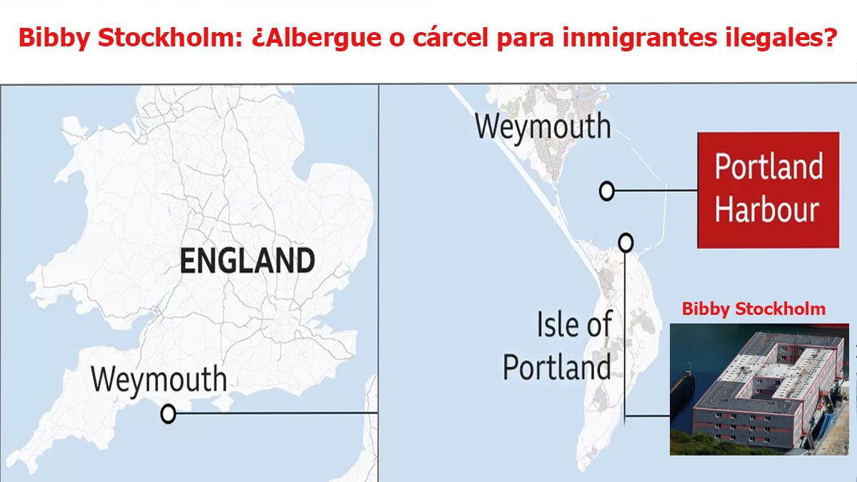 Bibby Stockholm, el polémico barco de Inglaterra al que acusan de ...