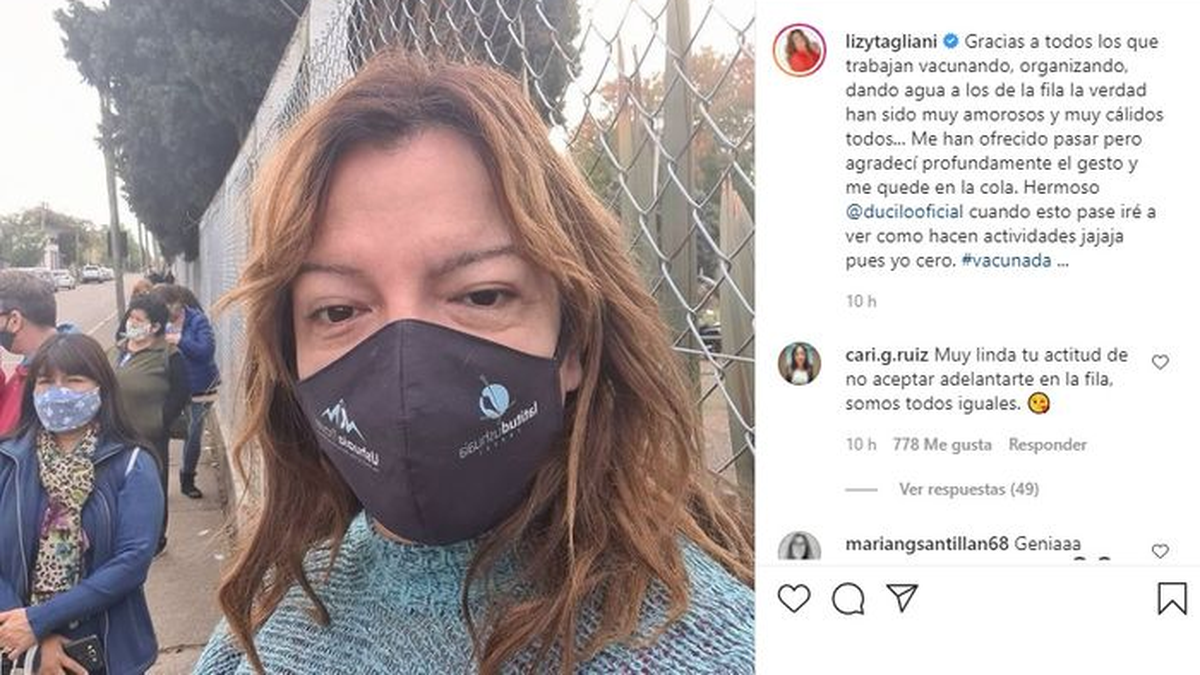 El escrache de Lizy Tagliani a un político que usó su imagen