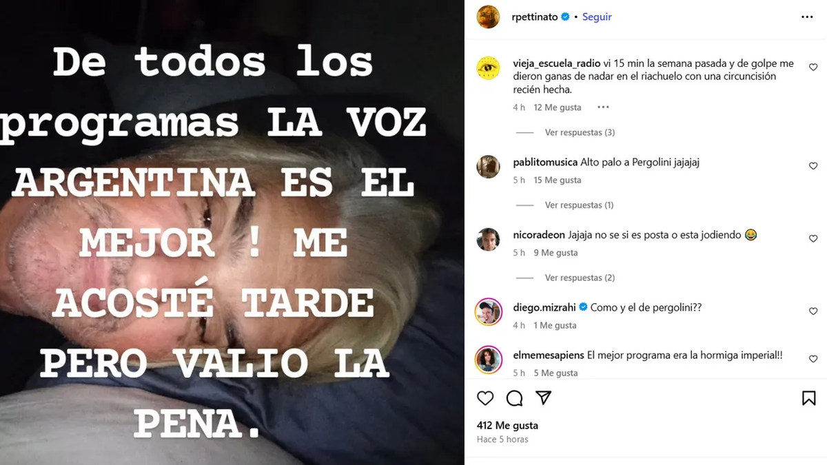 Roberto Pettinato hizo un chiste sobre Venezuela y lo acusaron de xenófobo