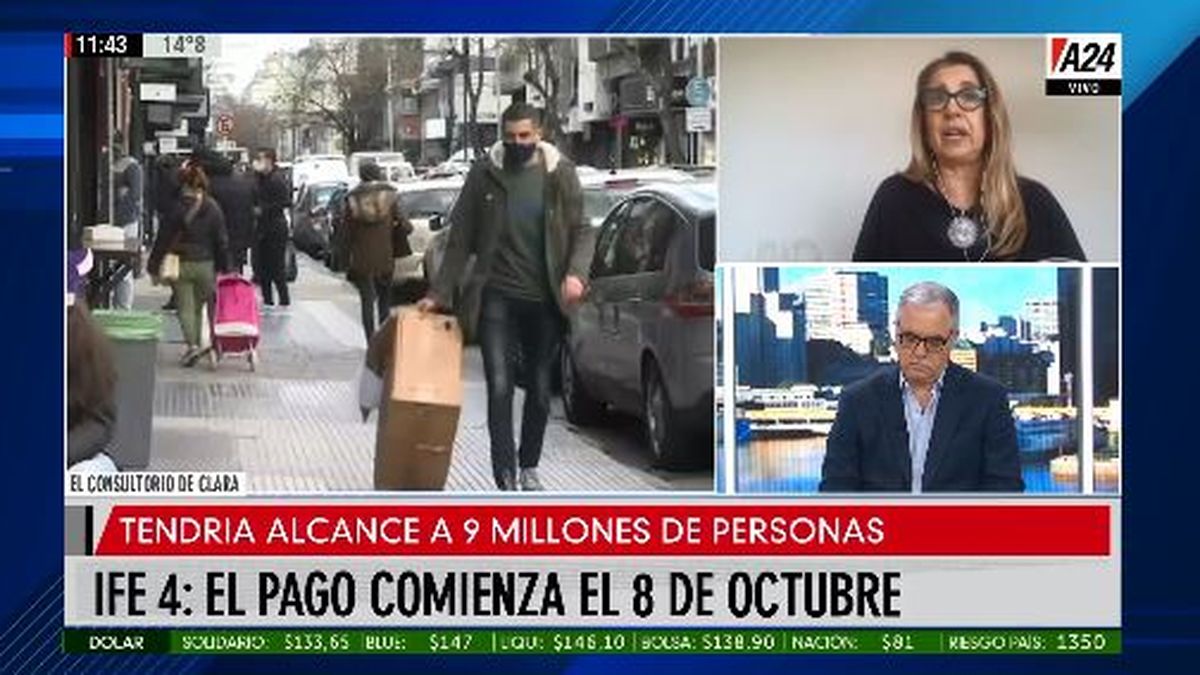 IFE 4: desde el 8 de octubre se empezará a pagar, ¿y qué pasará después?