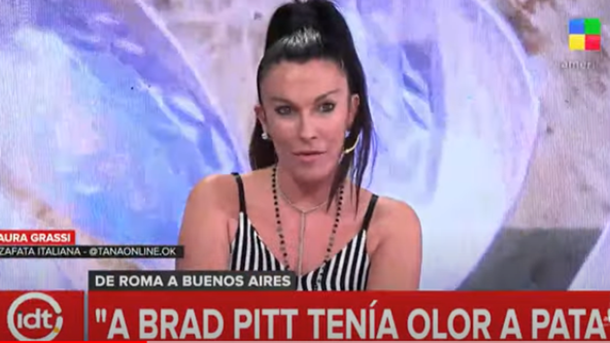 Laura Grassi, azafata italiana: “Brad Pitt es lindo, pero tenía olor a ...