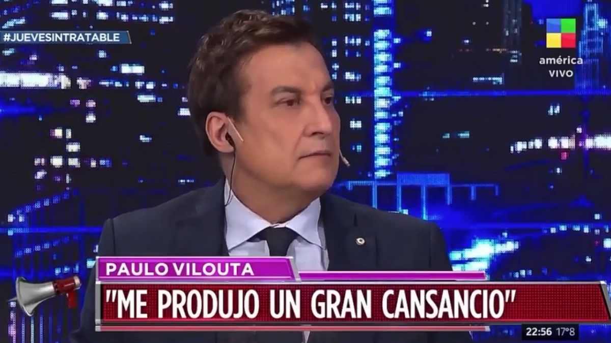 Paulo Vilouta volvió a la televisión tras recuperarse del coronavirus