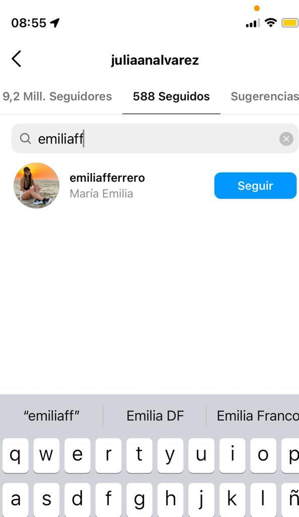 ¿Julián Álvarez dejó de seguir a su novia y hay crisis?