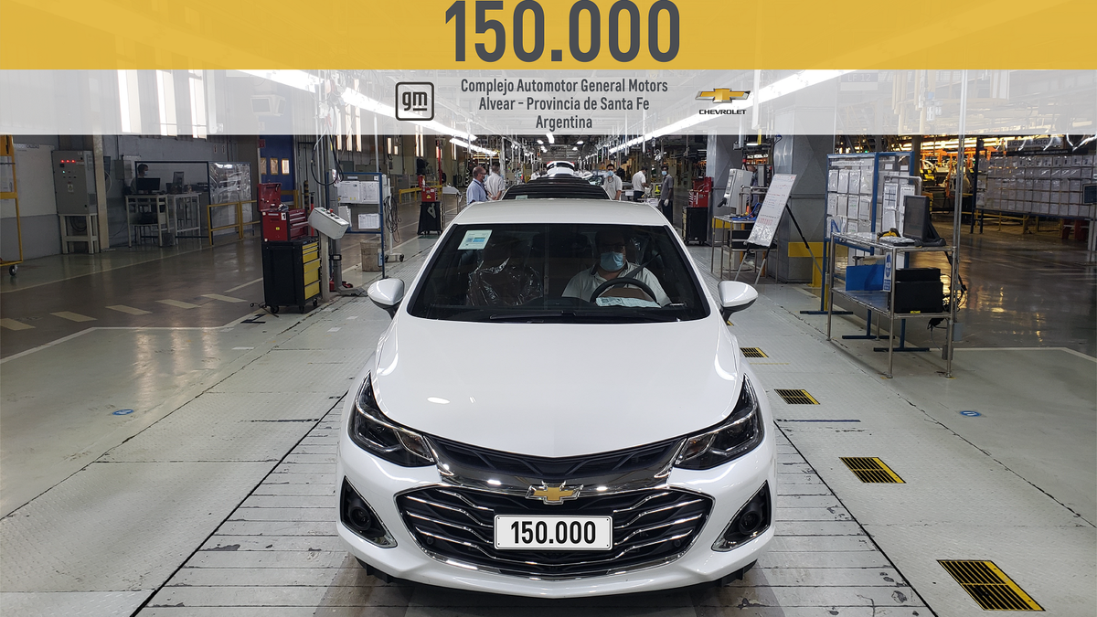 Chevrolet Cruze: Se fabricaron 150.000 en la Argentina