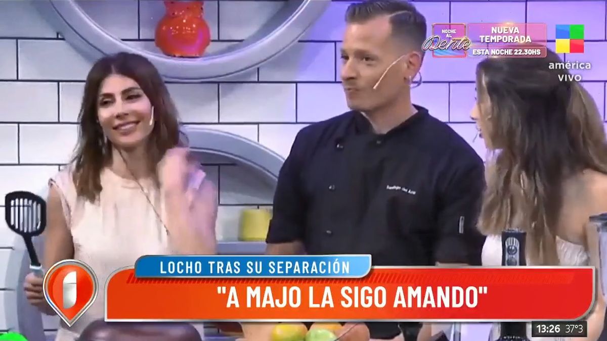 La incómoda reacción de Locho Loccisano al hablar de los rumores de romance entre Majo Martino y ...