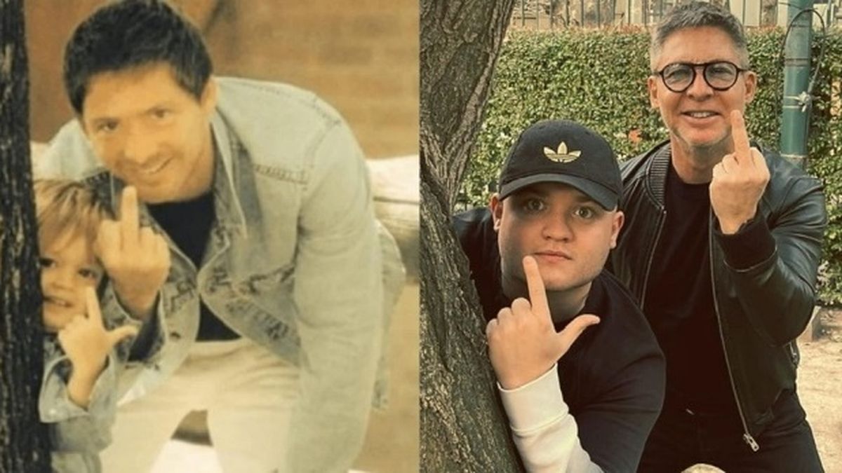 Adrián Suar y el particular saludo de cumpleaños a su hijo Tomás ...