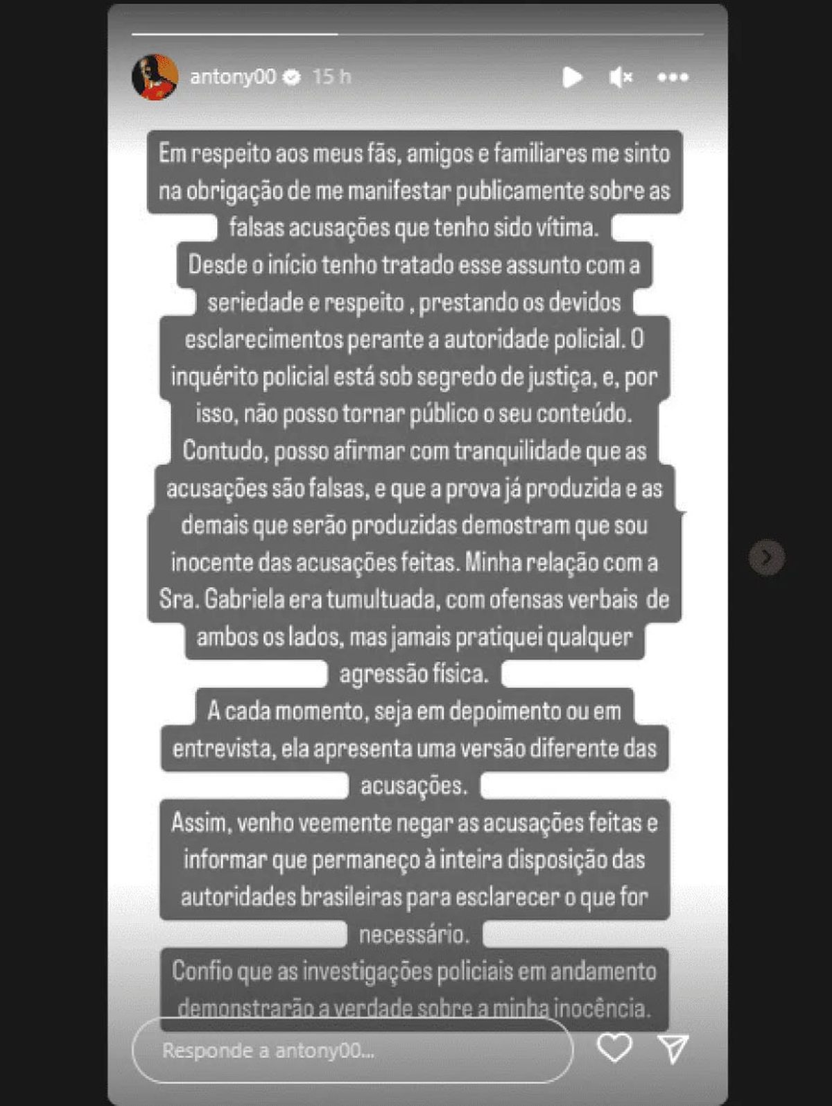 Las Polémicas Declaraciones De Antony Tras Ser Desafectado De La