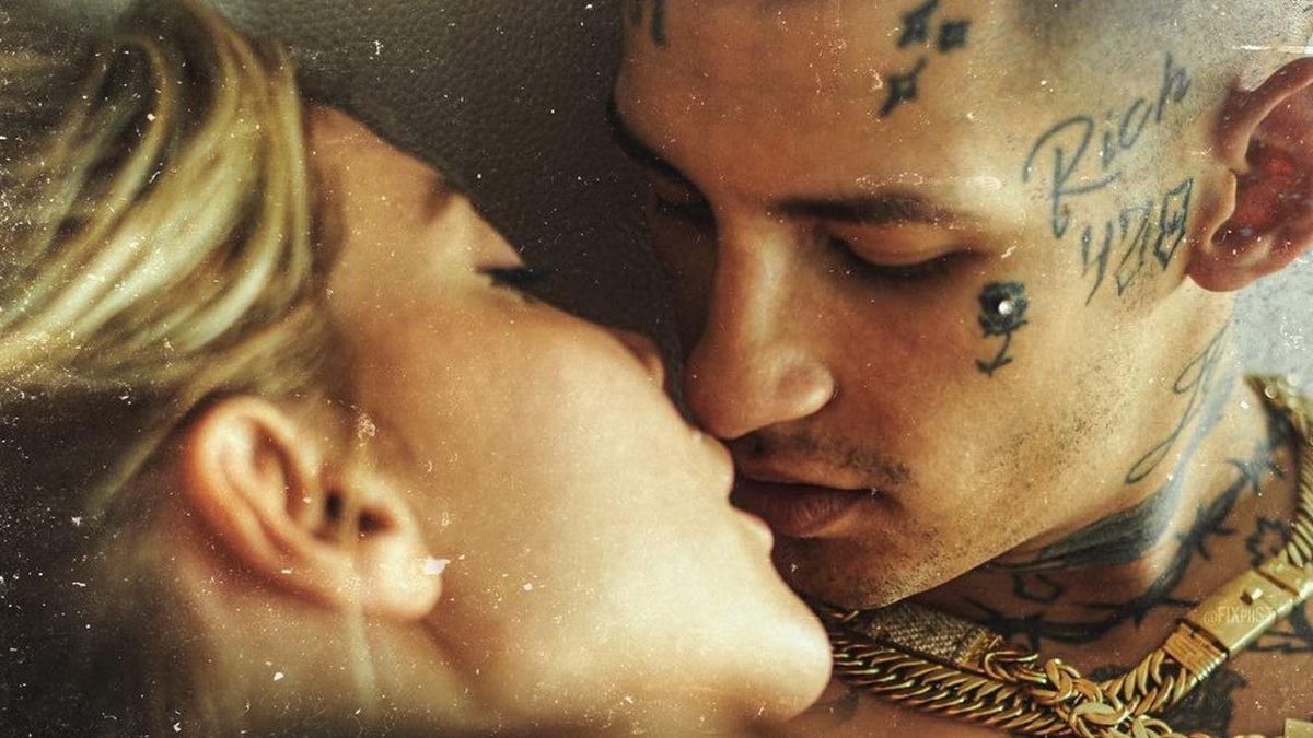 Wanda Nara y L-Gante cada vez cariñosos ¡Así se mostraron juntitos anoche desde un vivo!