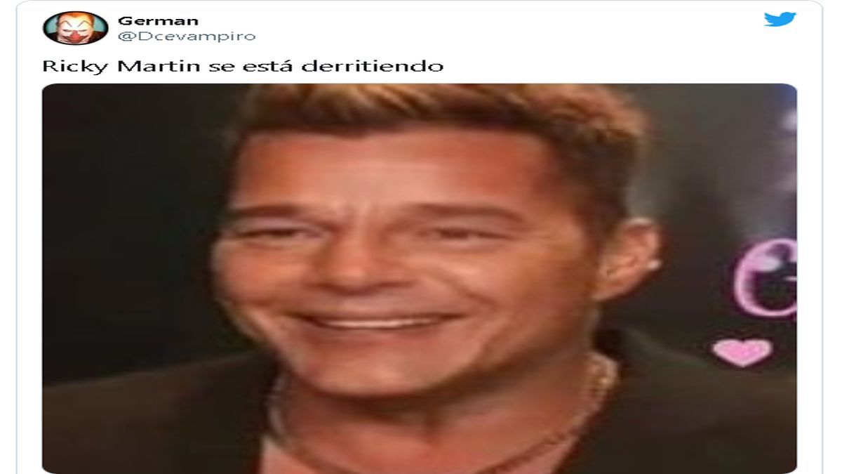 Viral: Ricky Martin se apareció con un drástico cambio en su rostro y ...