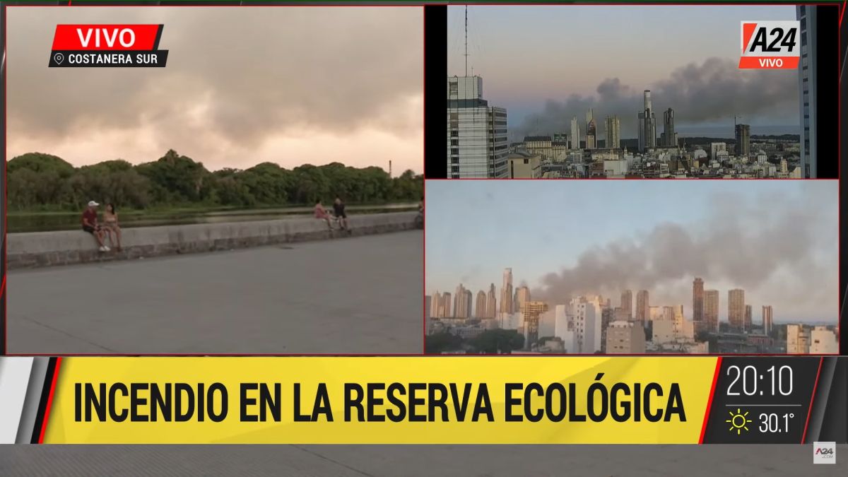 Nuevo Incendio En La Reserva Ecológica Costanera Sur Varias Dotaciones