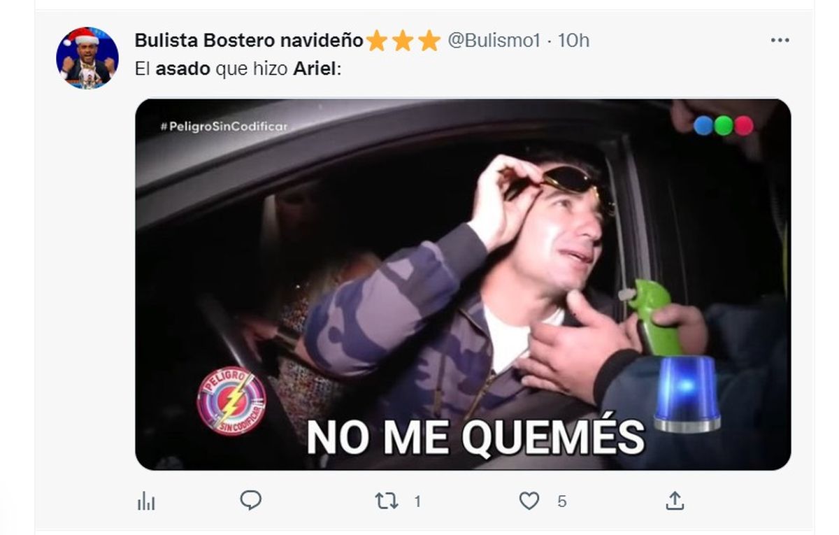 Ariel hizo el asado en Gran Hermano 2022: la lluvia de memes