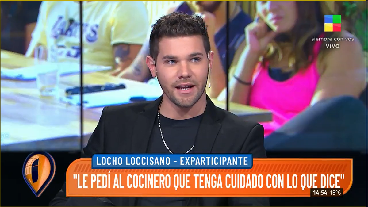 La llamativa reacción de Locho Loccisano cuando le preguntaron por Majo Martino