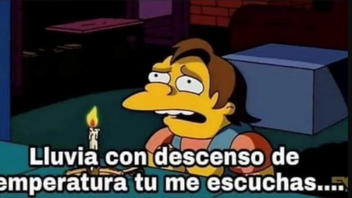 Ola de calor, corte masivo de luz y lluvia de memes