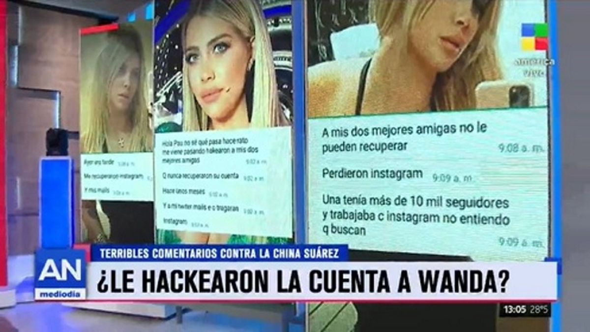 El exclusivo audio de Wanda Nara tras el hackeo: Aun estoy tratando de ...