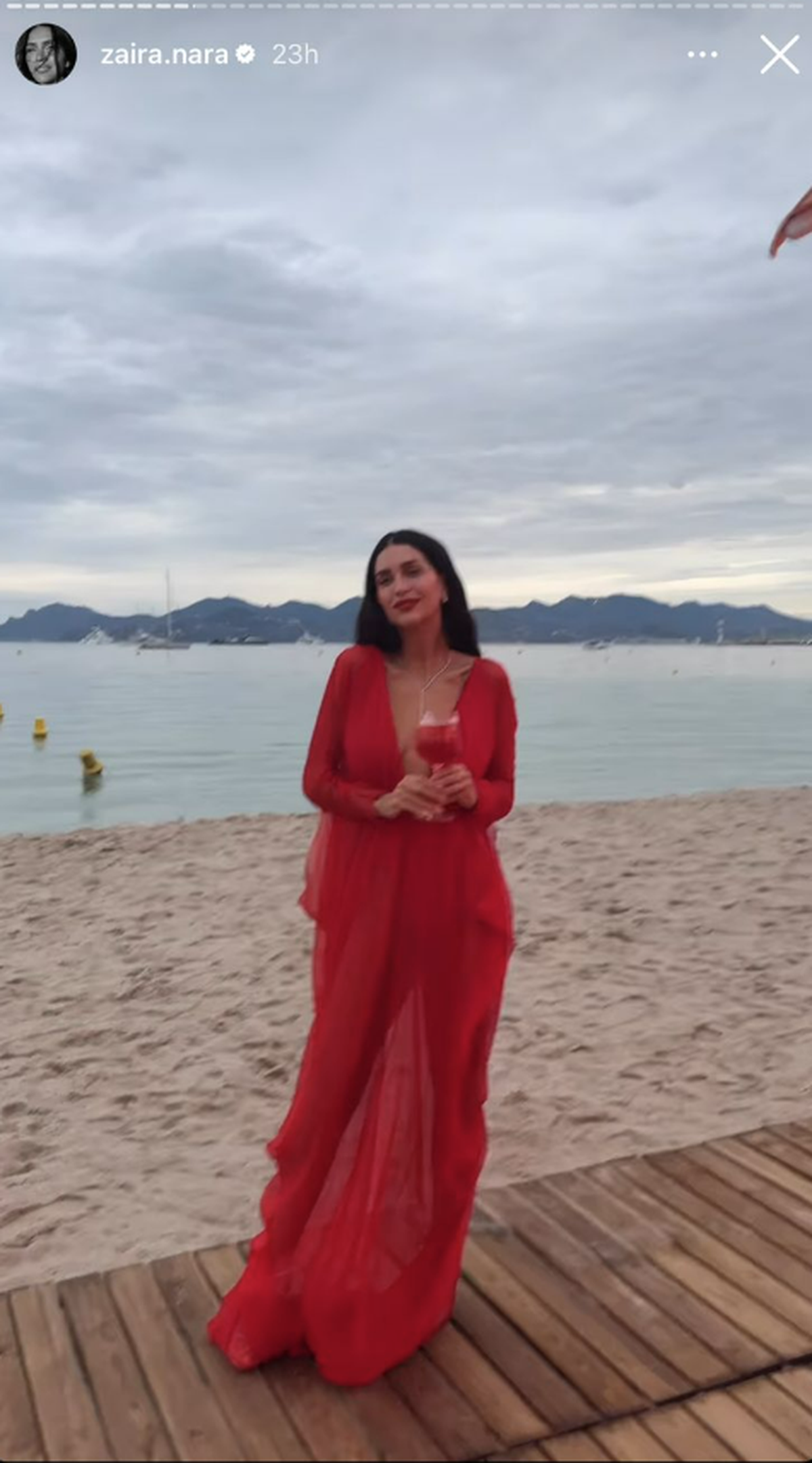 Zaira Nara llamó la atención de todos en Cannes con sus audaces looks: las fotos