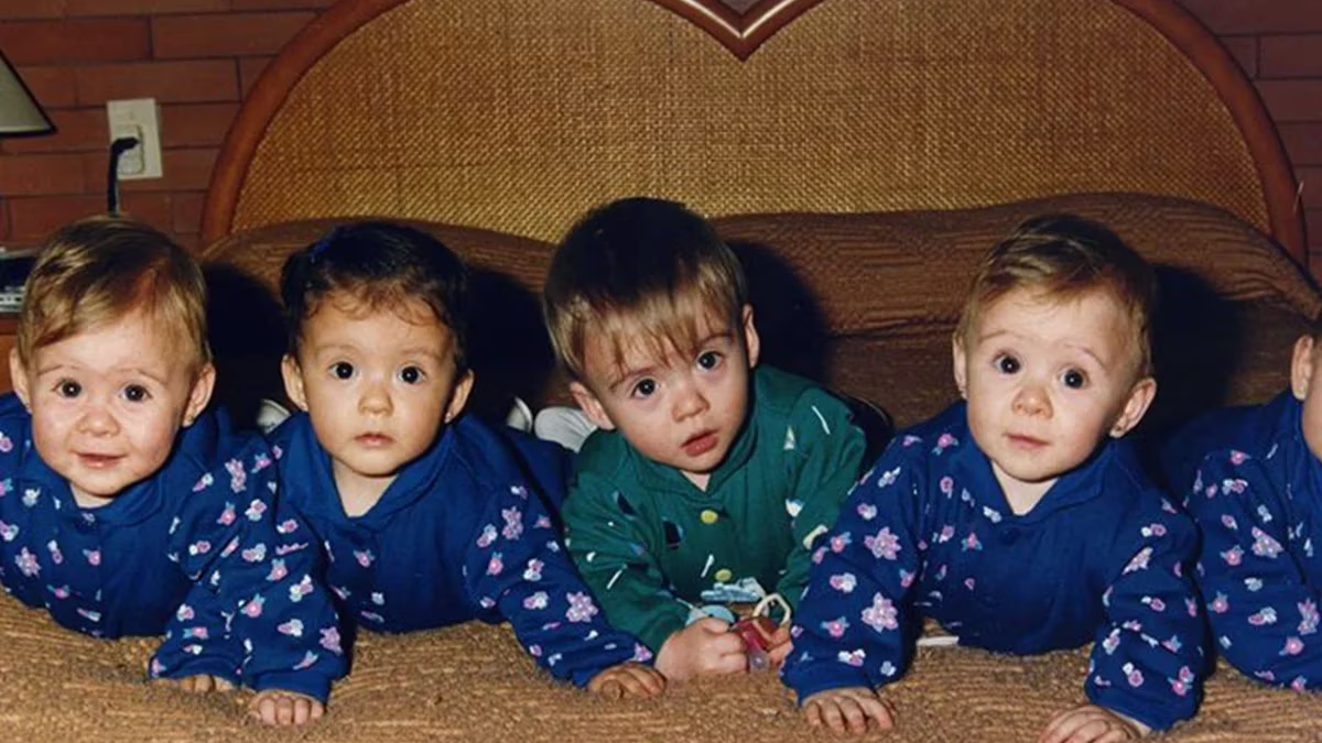 Quiénes son los quintillizos Riganti