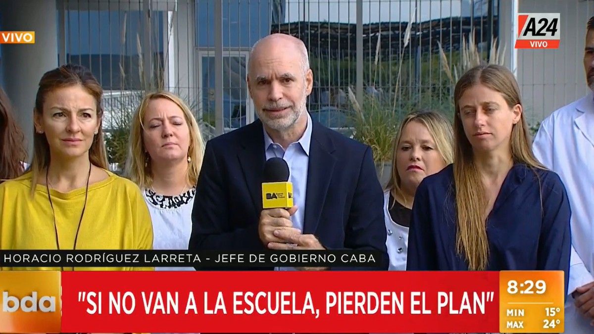 Horacio Rodríguez Larreta confirmó que el PRO tendrá un solo candidato ...