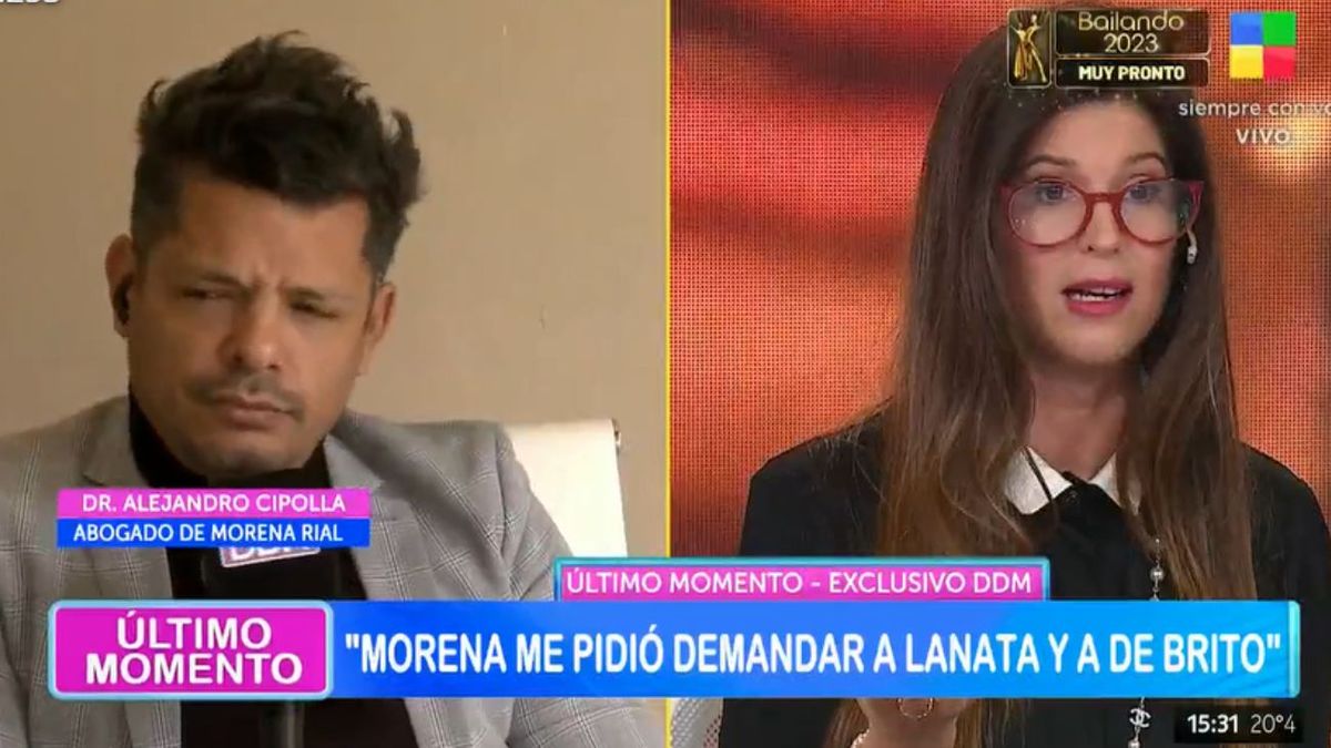 Feroz contienda entre Alejandro Cipolla y Elba Marcovecchio por la denuncia de Morena Rial ...