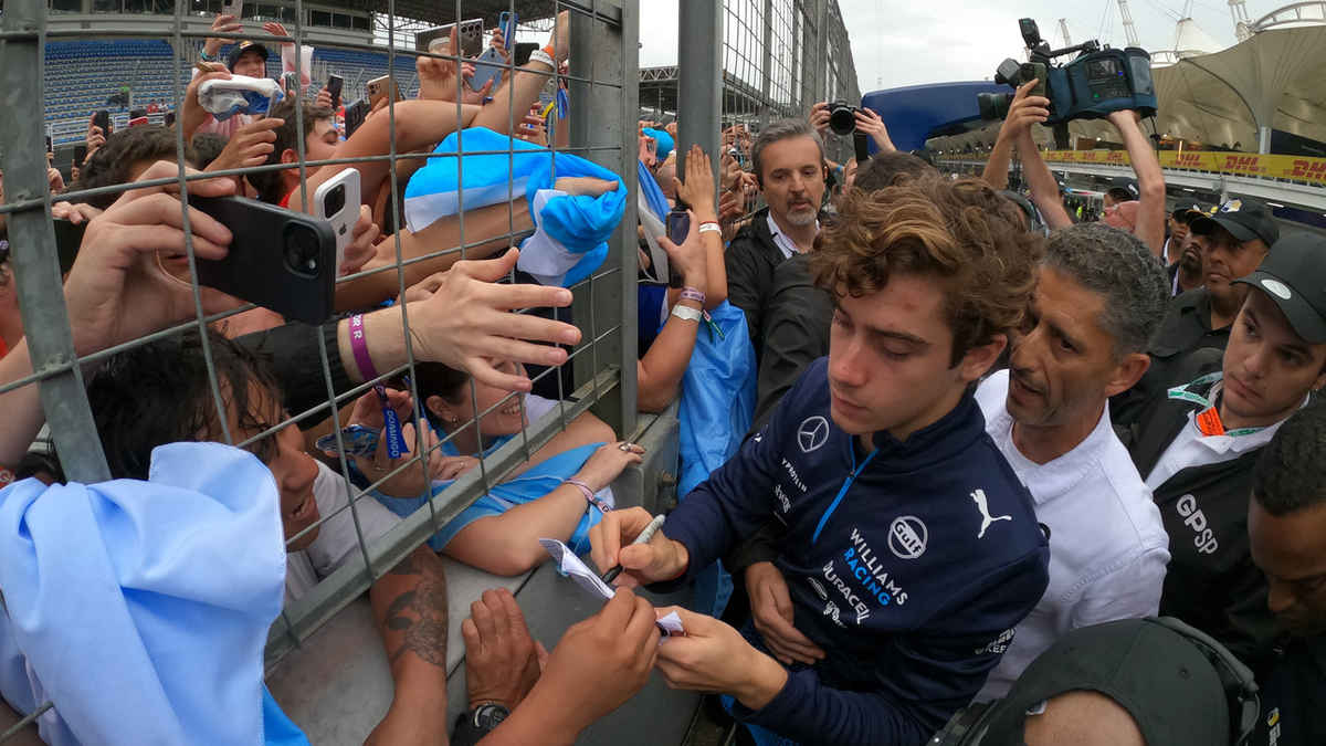 Por qué no está Franco Colapinto en la serie de Netflix Drive to survive