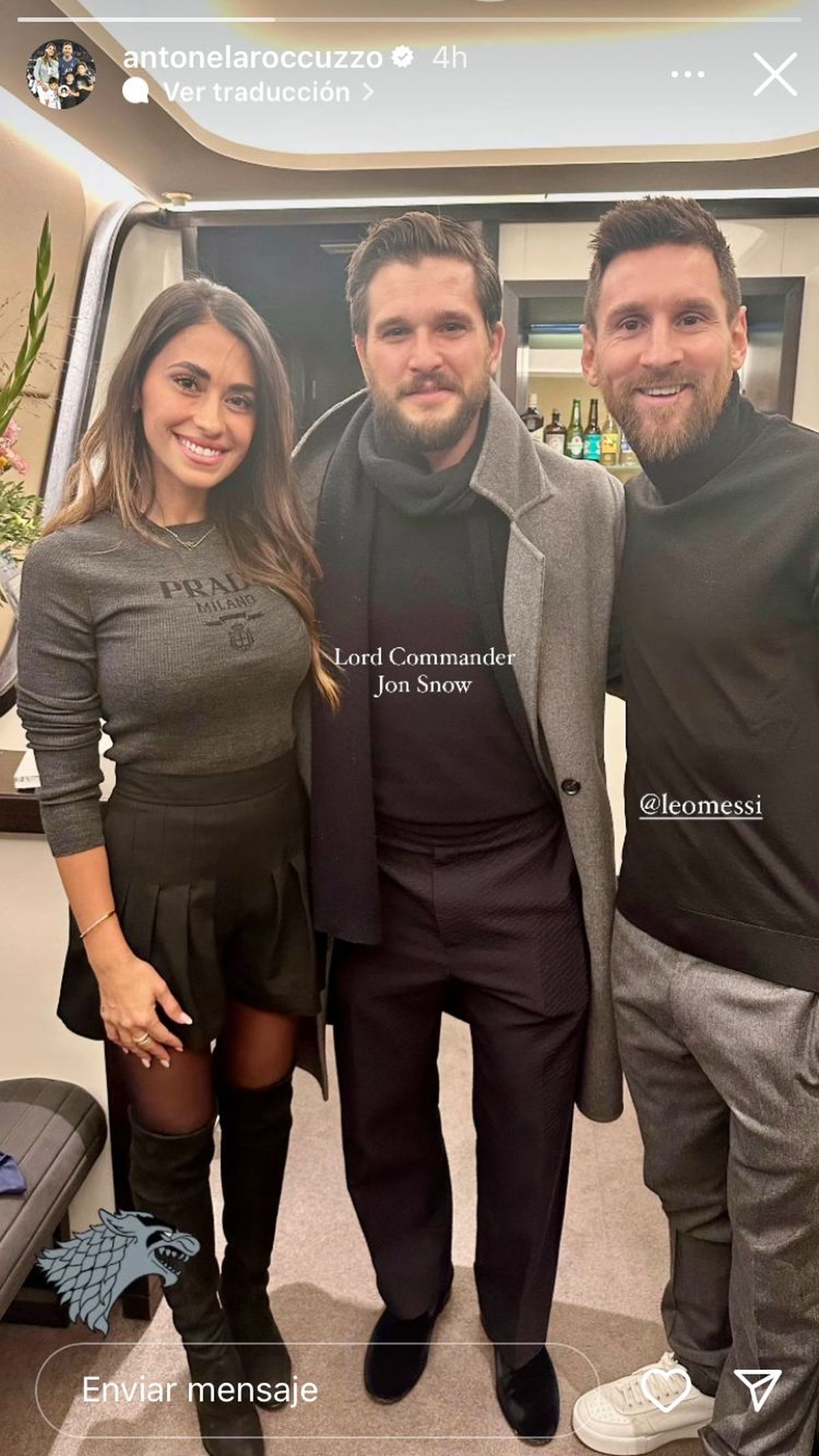 Furor por la foto de Lionel Messi y Antonela Roccuzzo con un reconocido ...