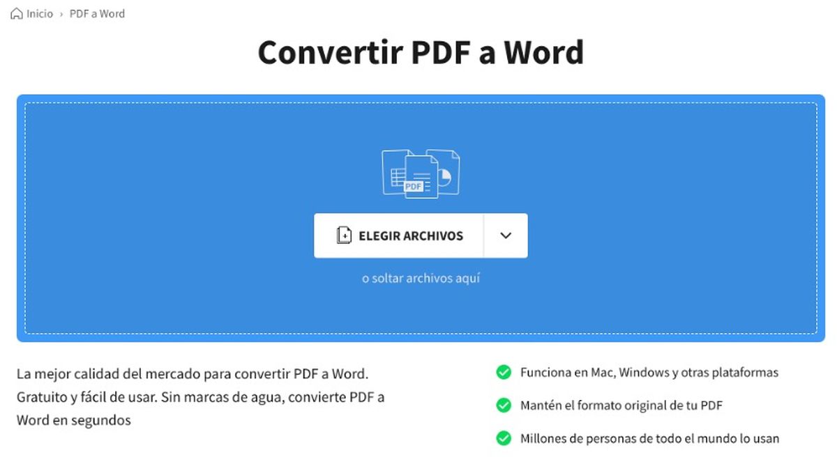 Pasar un PDF a Word online y gratis: paso a paso de cómo hacerlo