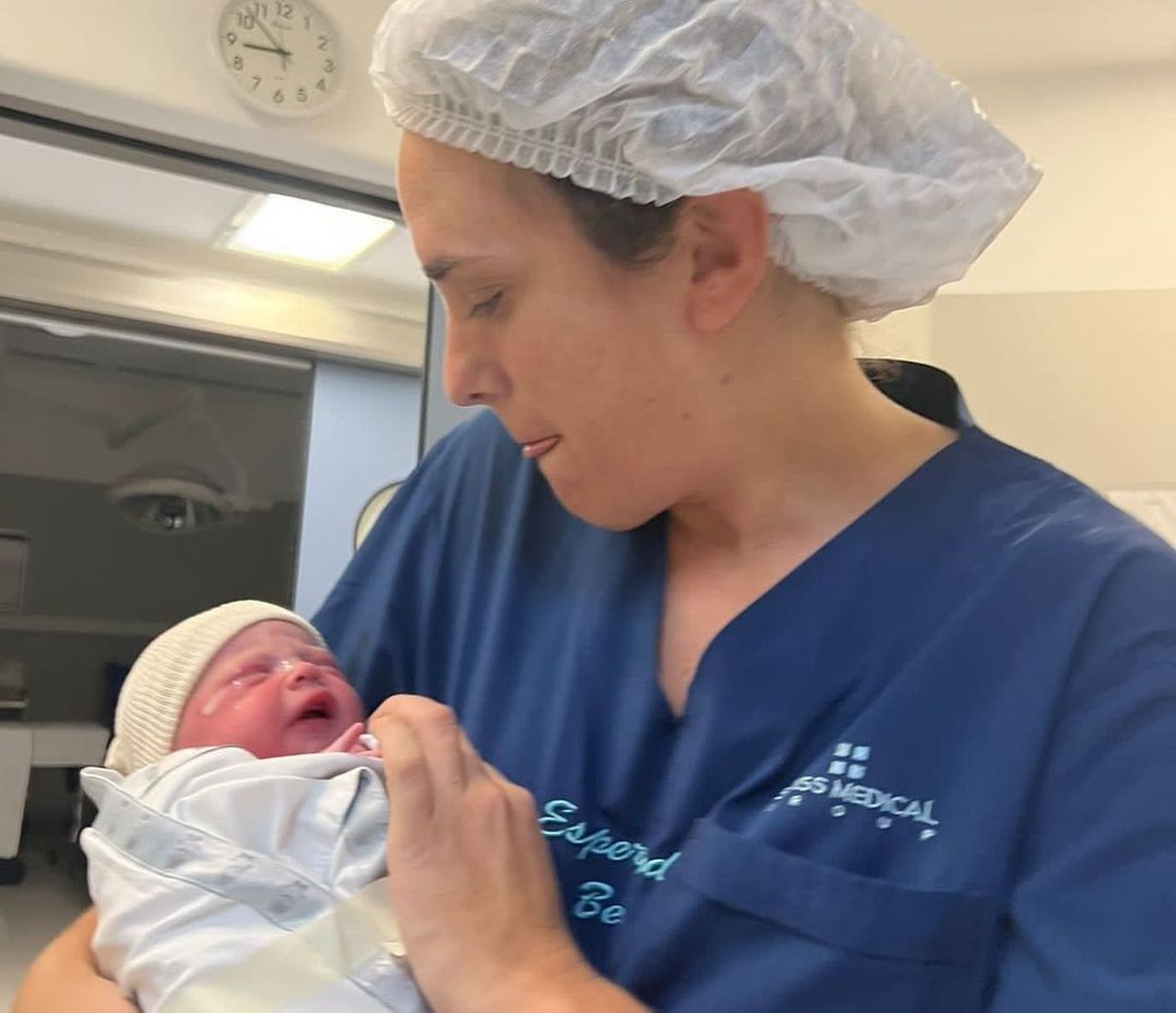 Las tiernas fotos de Simona, la hija recién nacida de la actriz de Rebelde Way Jazmín Beccar Varela