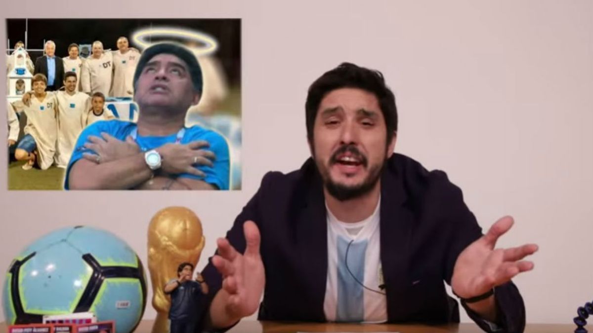 Lucas Morando presentó La República de Maradona: tierra de fe y esperanza